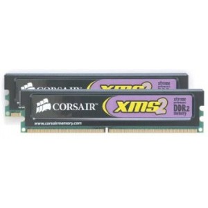 Memorie Corsair 1 GB DDR2 800MHz CL4 Dual channel kit - PC Garage