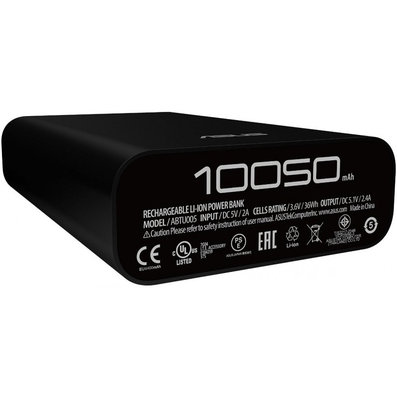 Baterie externa ASUS Powerbank ZenPower 10050 mAh, 1x USB, 2A, Black - PC Garage