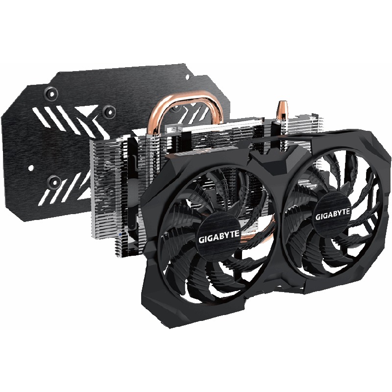 Placa video GIGABYTE Radeon R7 370 WindForce 2X OC 2GB GDDR5 256-bit ...