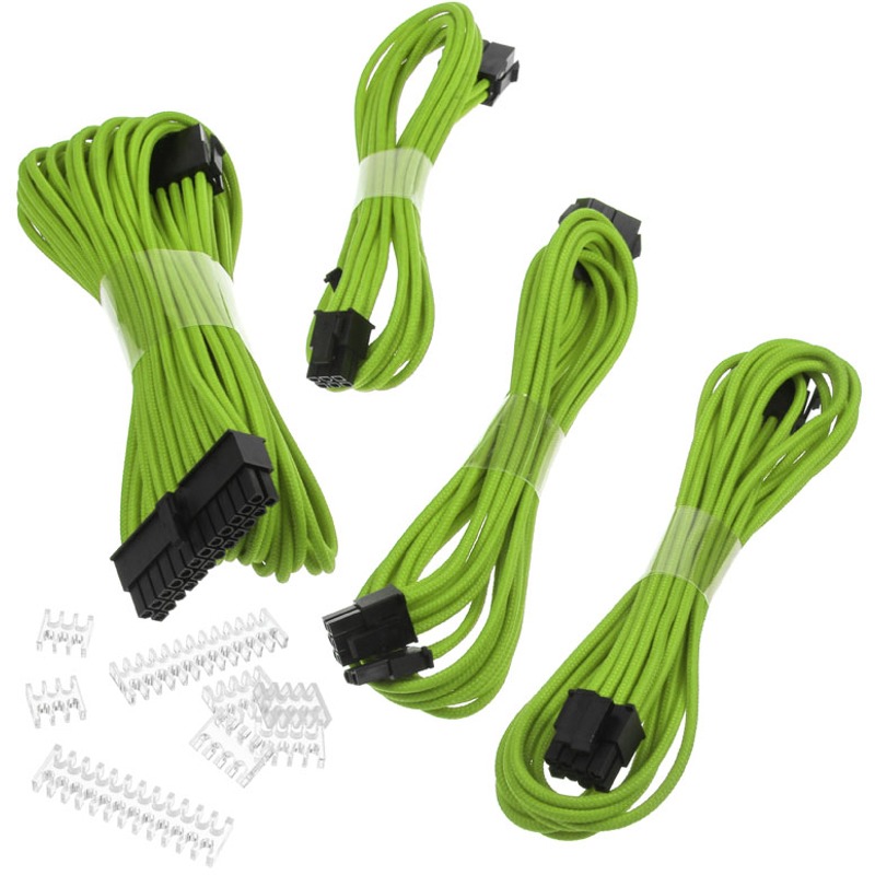 Phanteks Kit cabluri alimentare verde - PC Garage