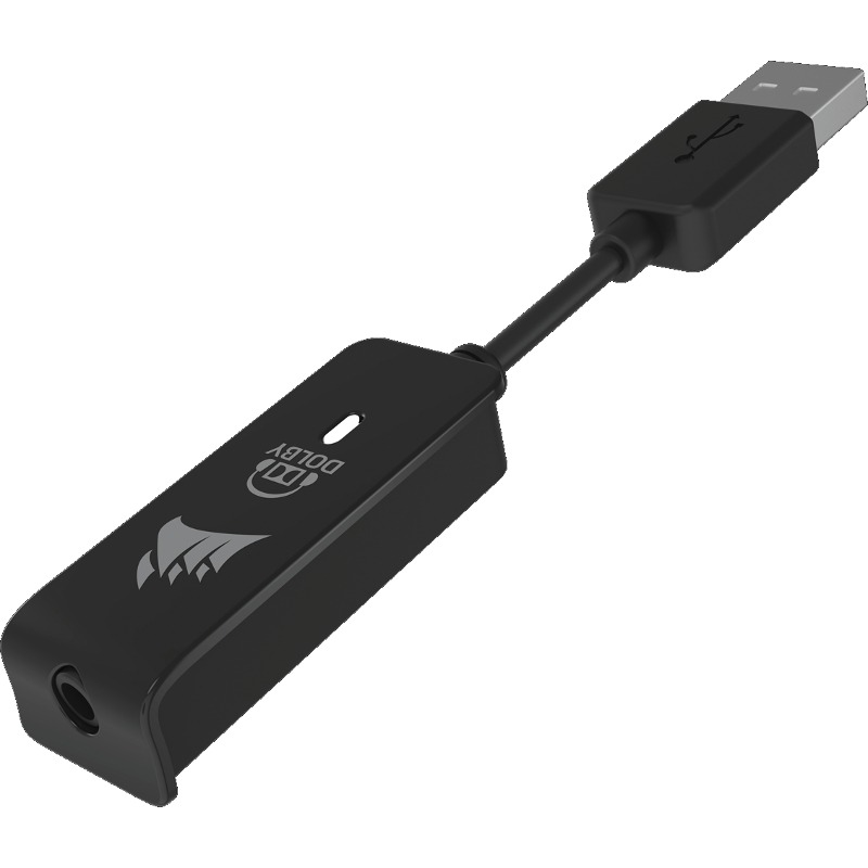 Casti Gaming Corsair Void Dolby 7.1 USB Adapter Carbon Black - PC Garage