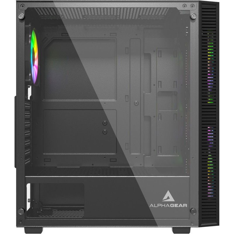 Carcasa ALPHAGEAR Adept Black - PC Garage