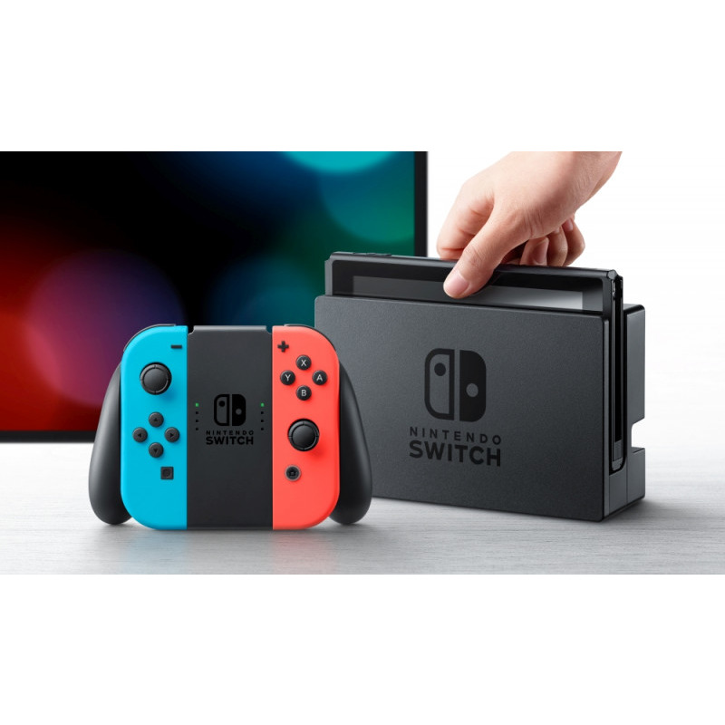 Consola Nintendo Switch Neon Red si Neon Blue Joy-Con - PC Garage