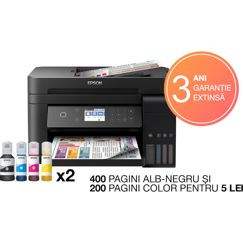 Multifunctionala Epson L6170 Inkjet, CISS, Color, Format A4, Duplex ...
