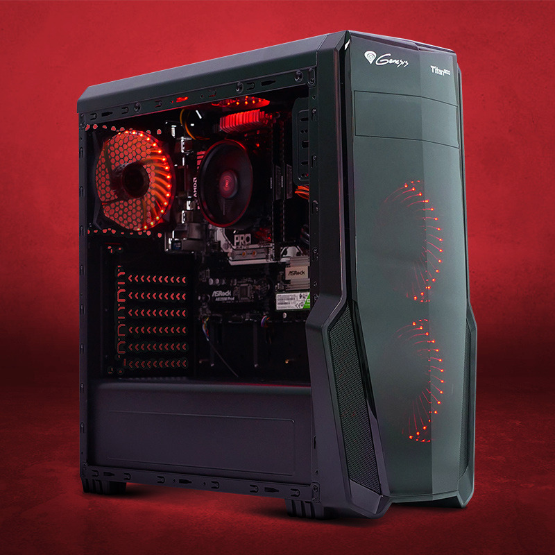 PC Gaming Raven III, AMD Ryzen 5 3400G 3.7GHz, 8GB DDR4, 256GB SSD, AMD ...