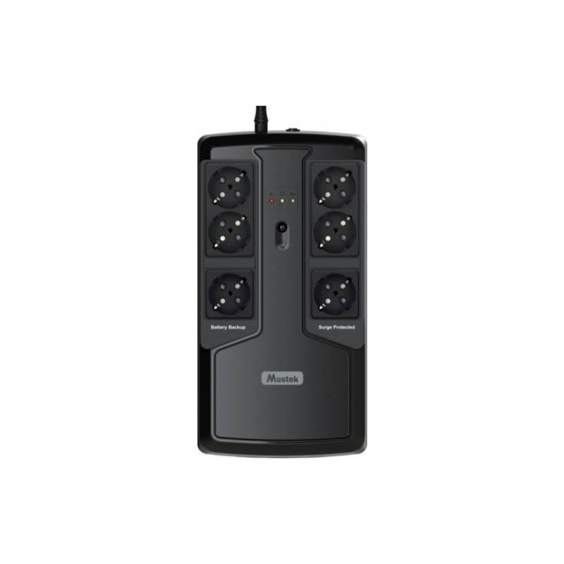 UPS Mustek PowerMust 800 Offline LED 800VA - PC Garage