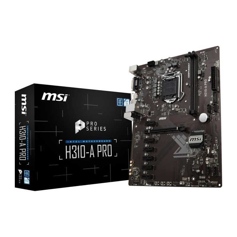 Placa de baza MSI H310-A PRO - PC Garage