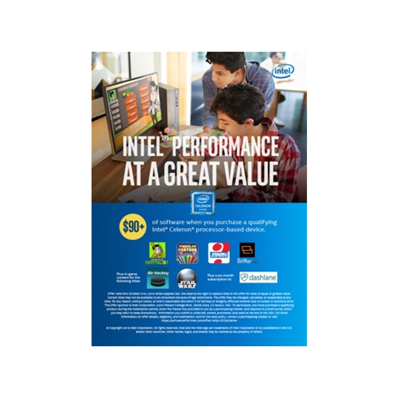 Bonus Intel Celeron Software Pack ASUS - PC Garage