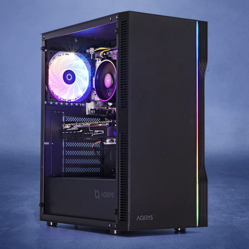 PC FirstGear Gaming Razor, AMD Ryzen 5 2600 3.4GHz, 8GB DDR4, 240GB SSD ...