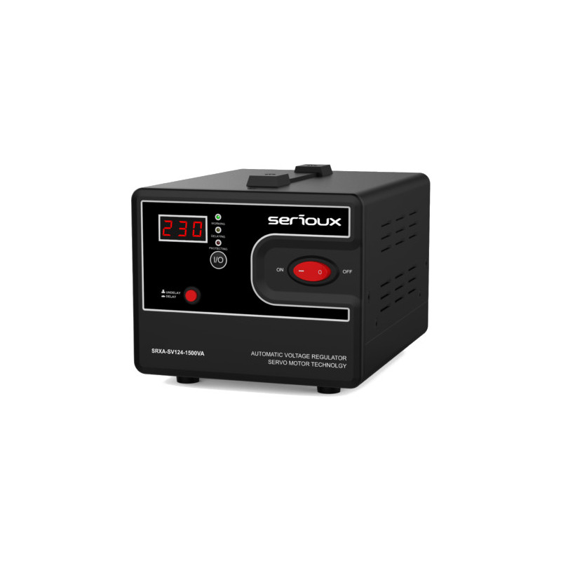 Stabilizator tensiune Serioux SRXA-SV124-1500VA 1500VA 900W - PC Garage