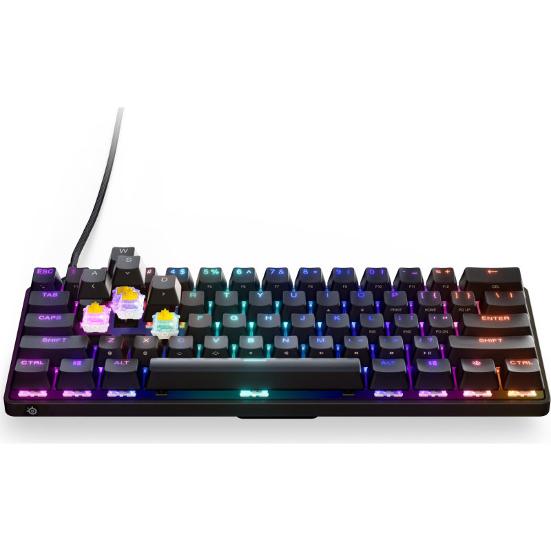 Tastatura Gaming SteelSeries Apex 9 Mini RGB OptiPoint Switch Mecanica ...