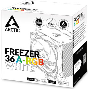 Cooler CPU ARCTIC AC Freezer 36 ARGB White - PC Garage
