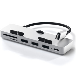 Hub USB Satechi USB-C Clamp Hub Pro Silver - PC Garage