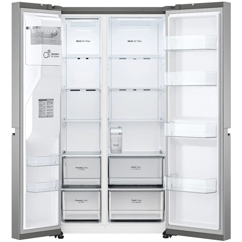 Frigider Side By Side LG GSLV71PZTE, 635 L, No Frost, DoorCooling ...
