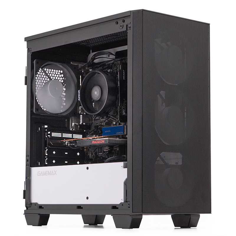 PC Gaming ZMEU Elite, AMD Ryzen 5 3500 3.6GHz, 8GB DDR4, 500GB SSD, RX ...
