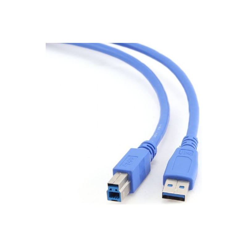 Cablu periferice Spacer SPPR-USB3m-USBBm-1.8-BL, USB-A USB tip A 3.2 Gen 1 Male la USB tip B ...