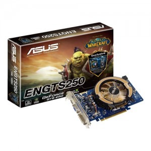 Placa video ASUS GeForce GTS 250 1GB DDR3 256-bit WoW - PC Garage