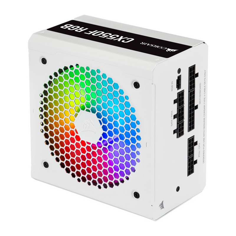 Sursa Corsair CX550F RGB White, 80+ Bronze, 550W - PC Garage