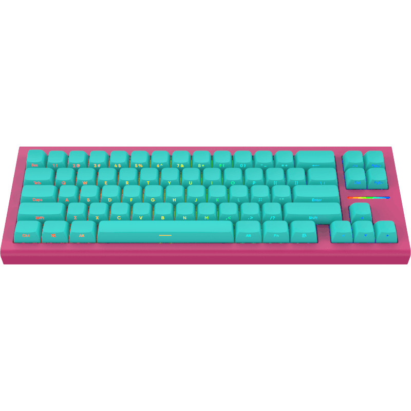 Tastatura Gaming Nubi NK68 HE RGB g3ms Magnetite Ice Switch Blue ...