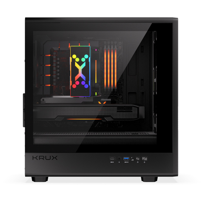 Carcasa Krux Helio Black - PC Garage