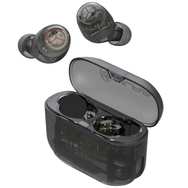 Casti JLab In-Ear, Go Pop Plus True Wireless Earbuds Clear - PC Garage
