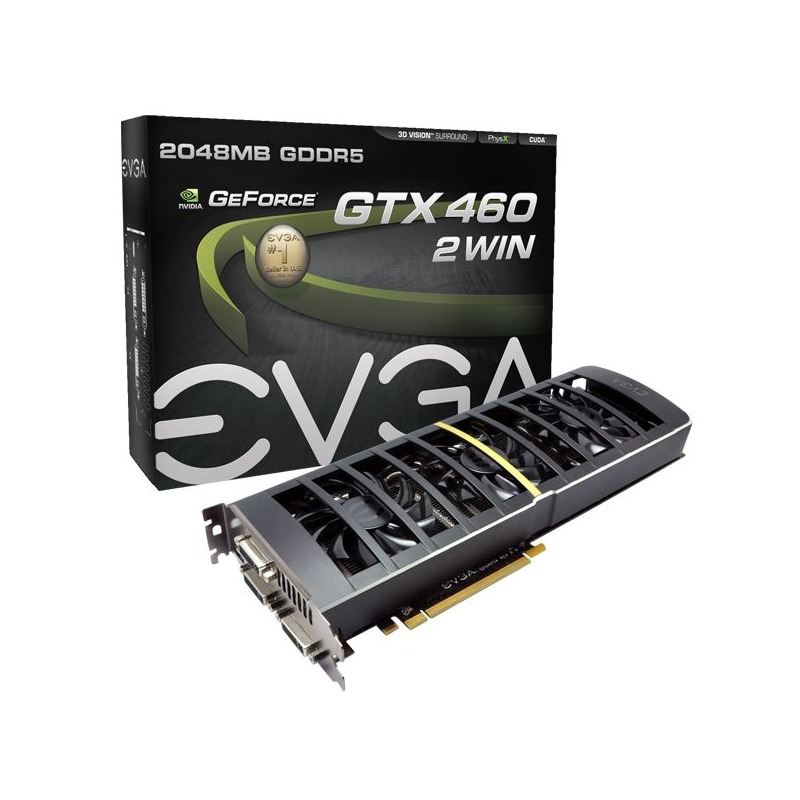 Placa video EVGA GeForce GTX 460 2Win 2GB GDDR5 256-bit - PC Garage
