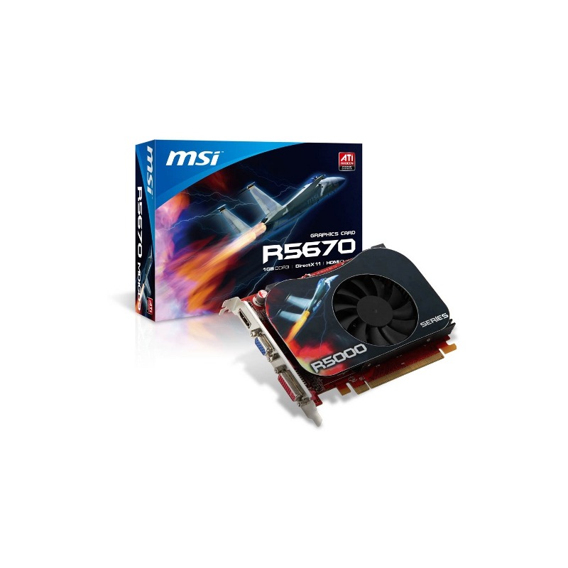 Placa video MSI Radeon HD5670 1GB DDR3 128-bit - PC Garage