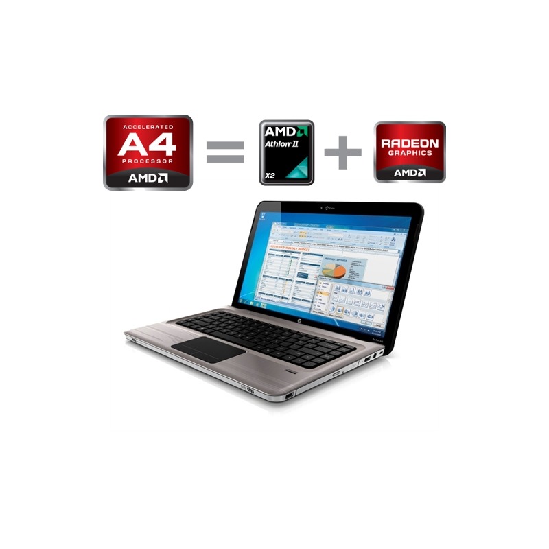 Laptop HP 15.6'' Pavilion DV6-6C15EQ AMD A4-3330MX 2.2GHz 4GB 320GB HD 7690M 1GB Win 7 Home ...