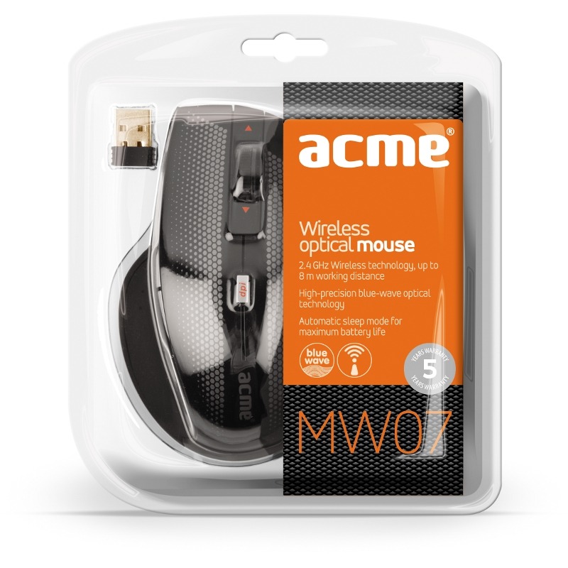 Mouse Acme MW-07 black - PC Garage