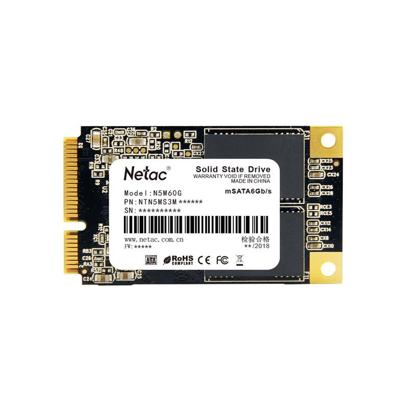 SSD NETAC N5M 512GB SATA-III mSATA - PC Garage