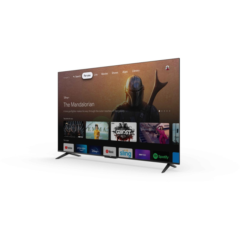 Televizor LED TCL Smart TV 58P635 Seria P635 146cm negru 4K UHD HDR ...