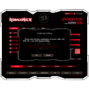 Mouse Gaming Redragon Perdition Black - PC Garage