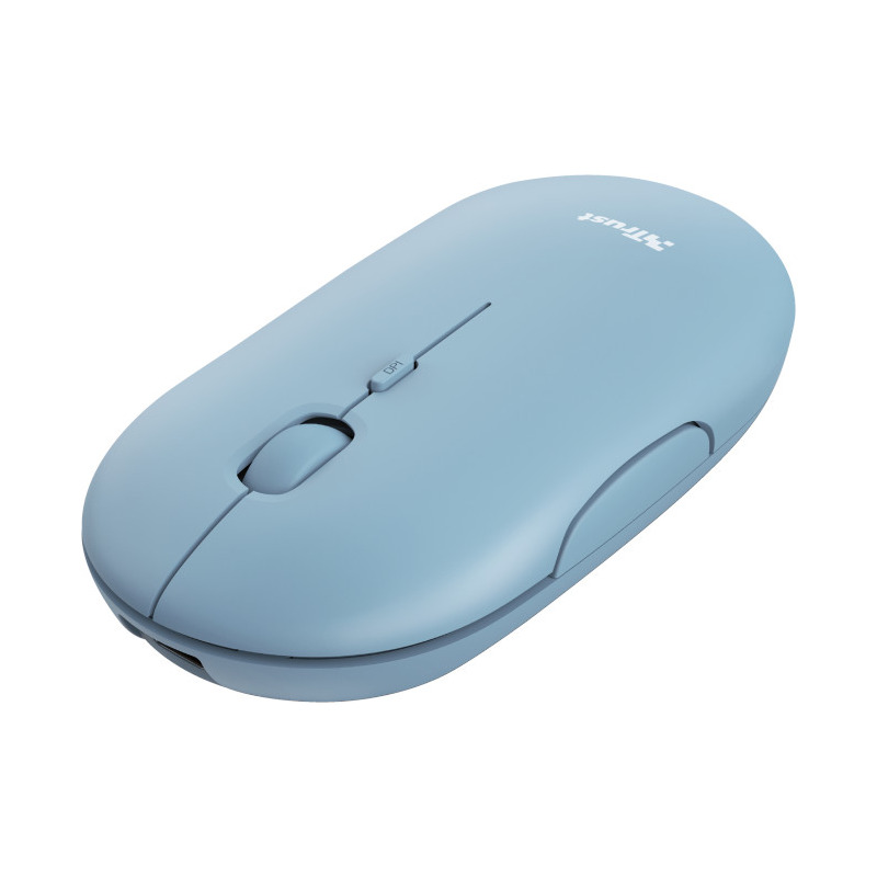 Mouse Trust Puck Wireless & Bluetooth Blue - PC Garage
