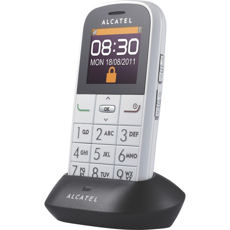 Telefon mobil Alcatel One Touch 282 Senior White - PC Garage