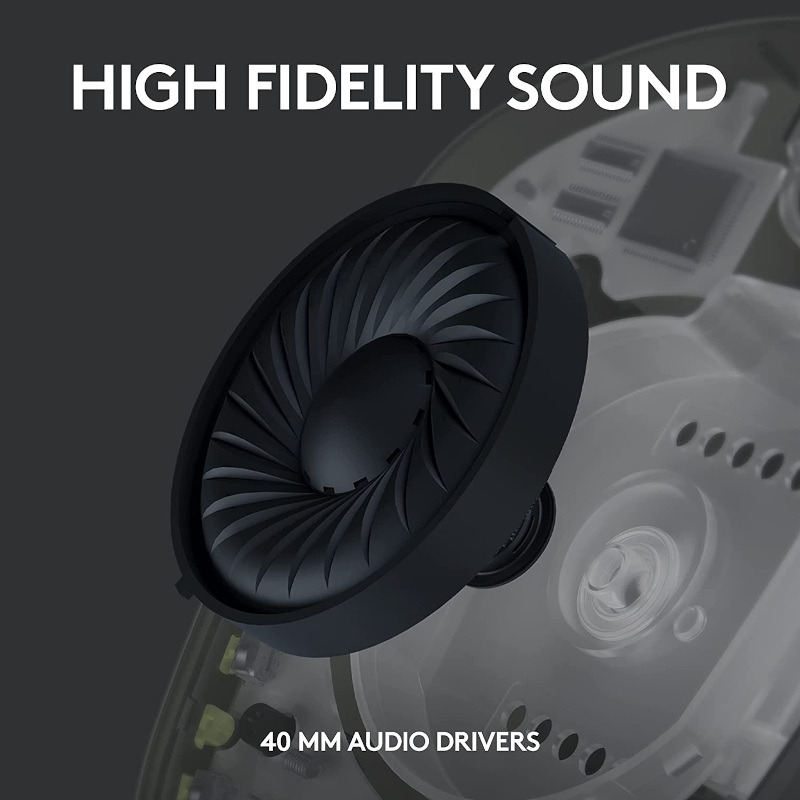 Casti Gaming Logitech G435 Lightspeed Wireless Black - PC Garage