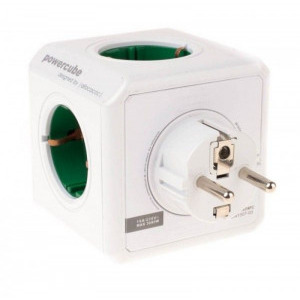 Priza/prelungitor Allocacoc PowerCube Original 5x Schuko Green - PC Garage