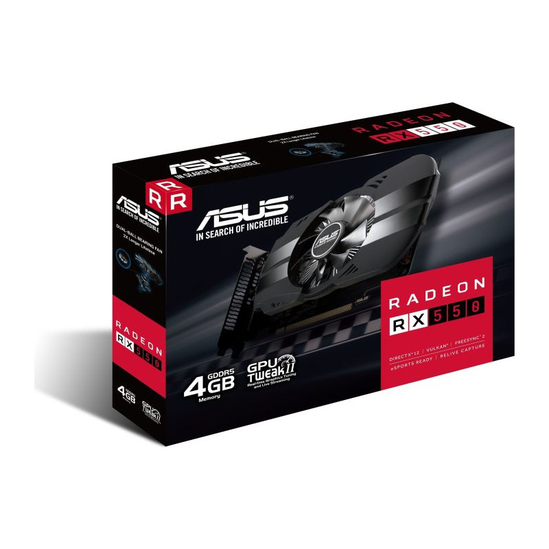 Placa video ASUS Radeon RX 550 Phoenix 4GB GDDR5 128-bit - PC Garage
