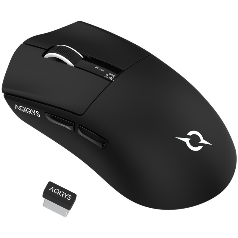 Mouse Gaming AQIRYS Zephyr Black - PC Garage