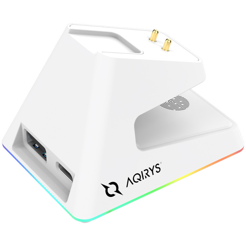 Mouse Gaming AQIRYS Zephyr White - PC Garage