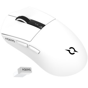 Mouse Gaming AQIRYS Zephyr White - PC Garage