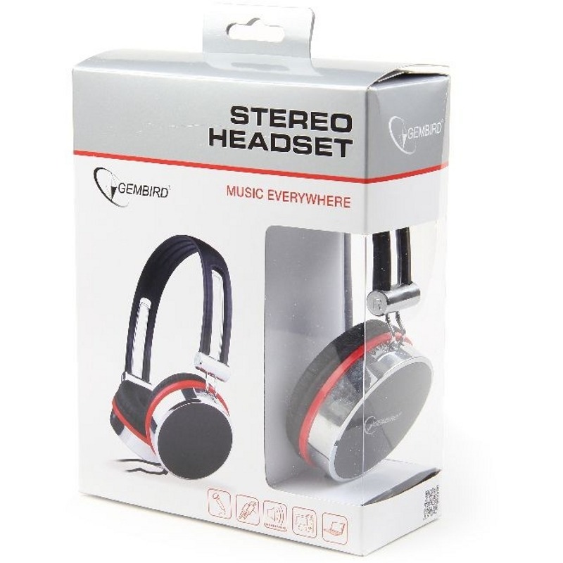 Casti Gembird On-Ear, MHS-903 Black - PC Garage