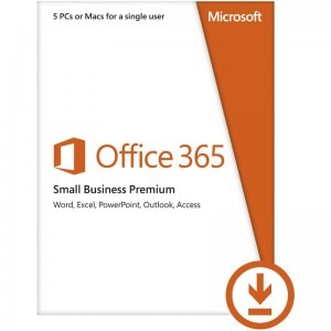 Licenta Microsoft Licenta Electronica Office 365 Small Business Premium, 1 user, 5 PC, All ...