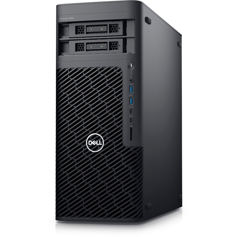 Desktop PC DELL Precision 5860, Procesor Intel® Xeon® w5-2465X 3.1GHz ...
