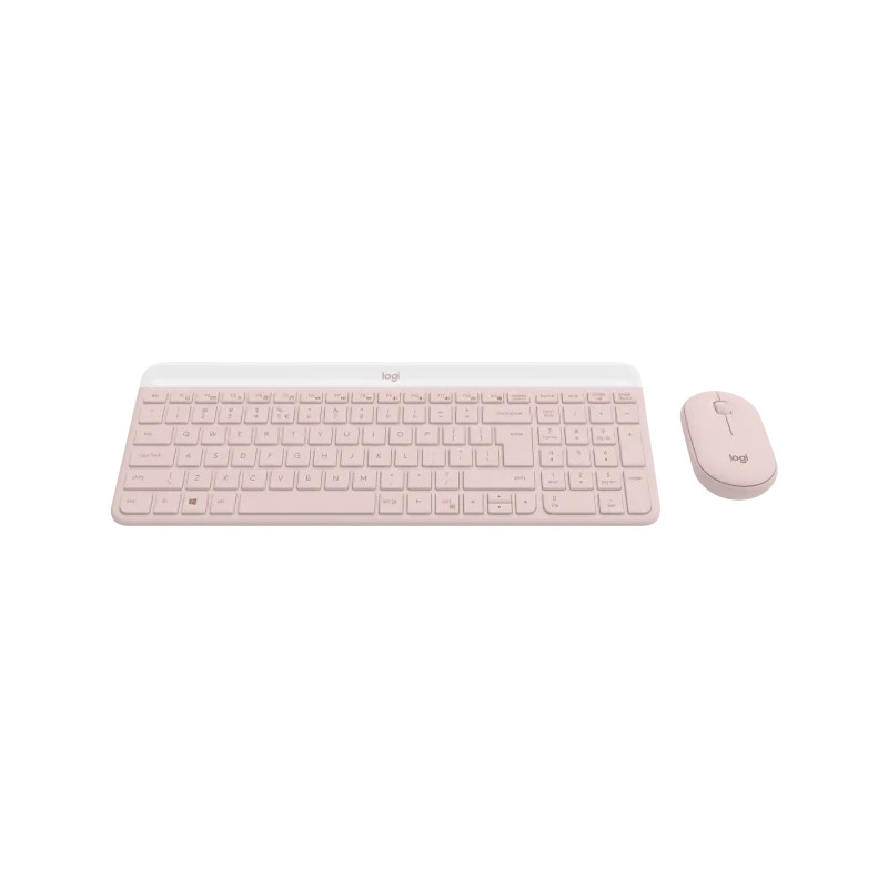 Kit periferice Logitech MK470 Wireless Rose - PC Garage