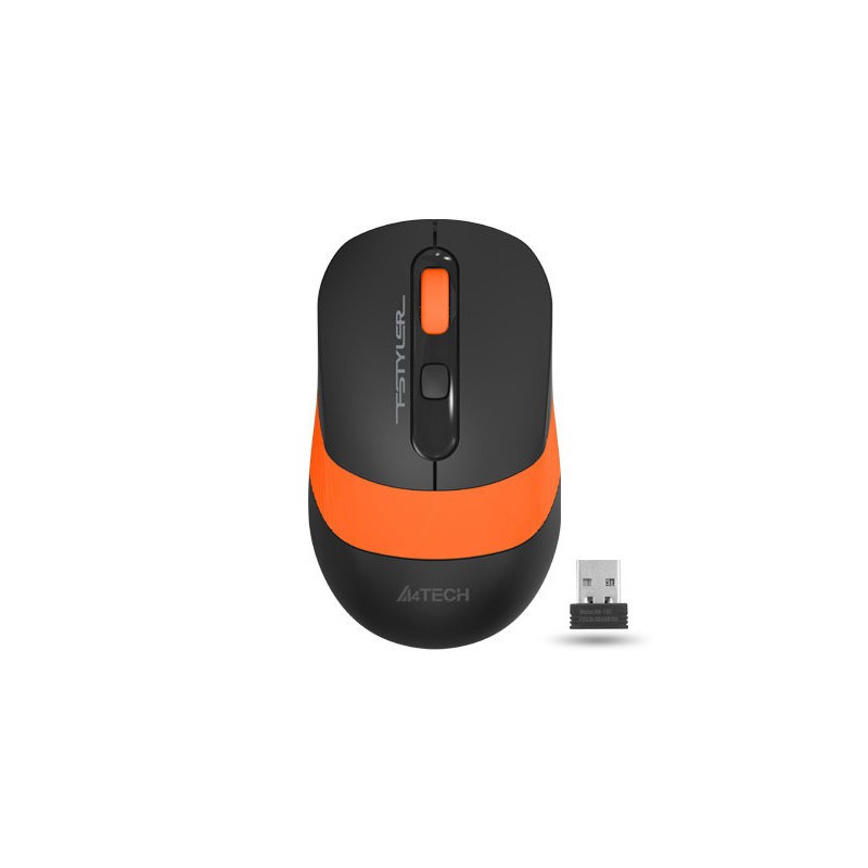 Mouse A4Tech F-Styler FG10 Wireless Orange - PC Garage