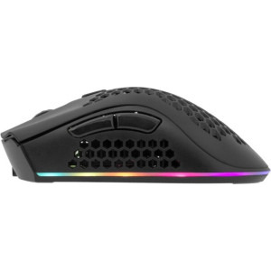 Mouse Gaming White Shark LIONEL Black Wireless - PC Garage