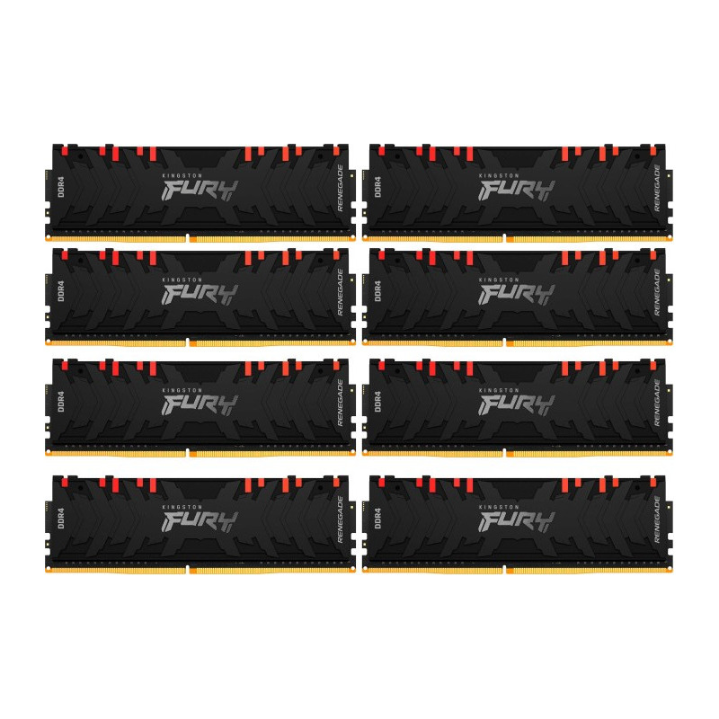 Memorie Kingston FURY Renegade RGB 256GB DDR4 3200MHz CL16 Quad Channel ...