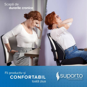 Suporto Set perna sezut si perna lombara compact - PC Garage