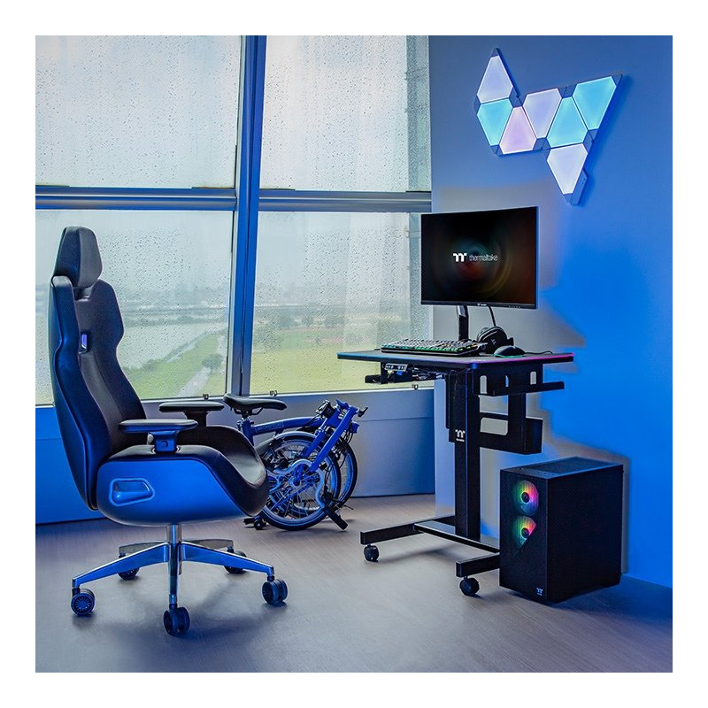Birou Gaming Thermaltake CycleDesk 100 Sit-Stand Desk Black - PC Garage