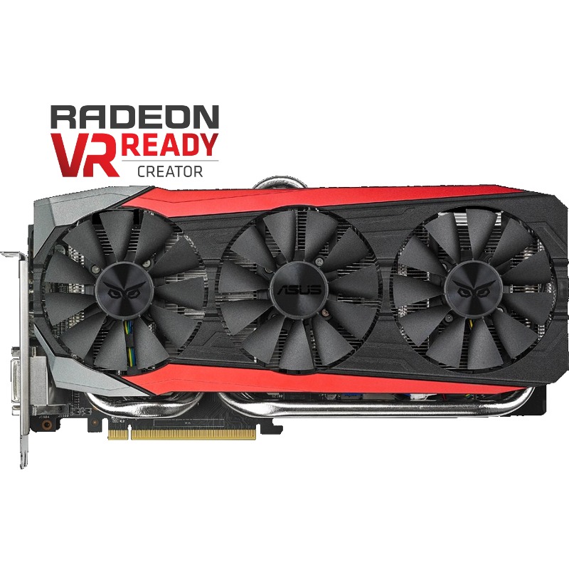 Placa video ASUS Radeon R9 390X STRIX OC 8GB GDDR5 512-bit - PC Garage